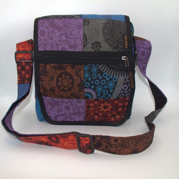Colorful Side Bag - Bohemian Bliss with Clothing in Nepal