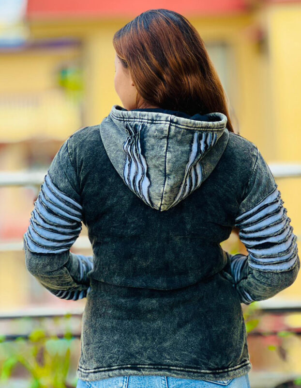 Fair Trade Hippie Razor Cut Cotton Jacket